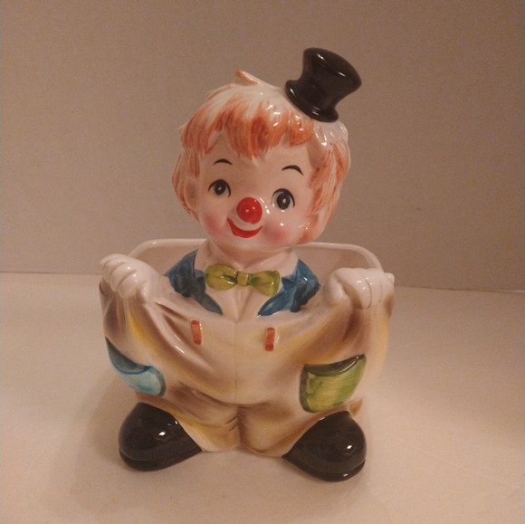 Other | Vintage Relpo Clown Planter | Poshmark
